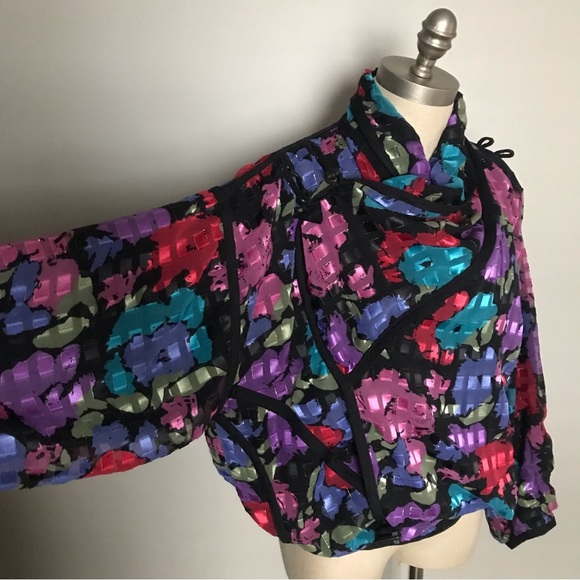 Vintage | Jackets & Coats | Vintage Miko Francisco Silky Jacket | Poshmark